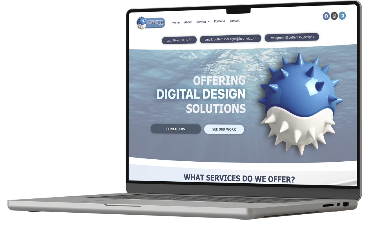 Website Design - Pufferfish Designs